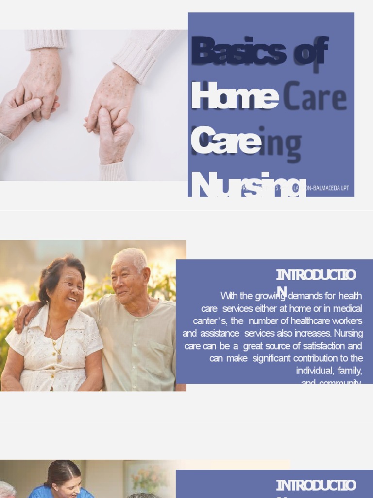 LESSON 1 Basic Home Care Nursing | PDF | Nursing | Medicine