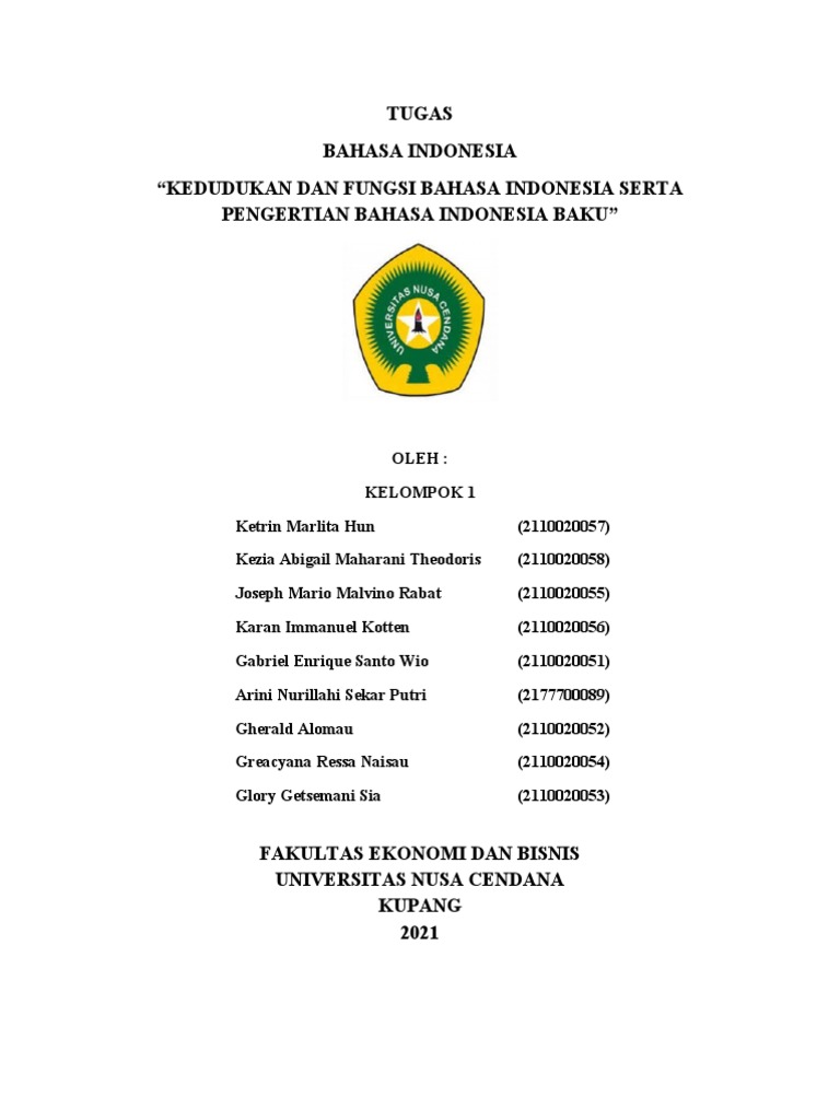 TGS KELOMPOK 1 Bindo | PDF