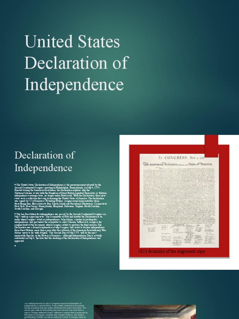 Declaration of Independence Summary | PDF | United States Declaration ...