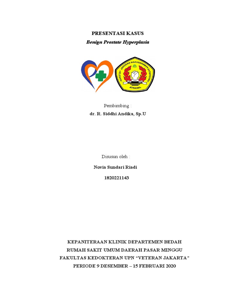 Presentasi Kasus BPH 1 | PDF