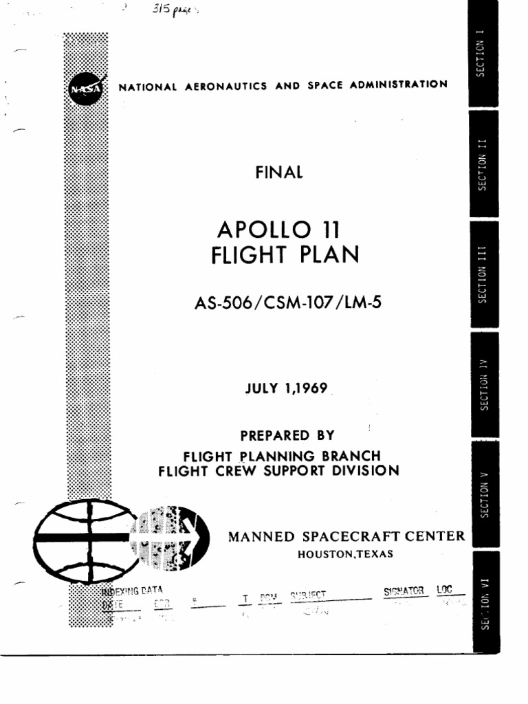 Apollo 11 Final Flight Plan | PDF | Apollo Lunar Module | Apollo Program