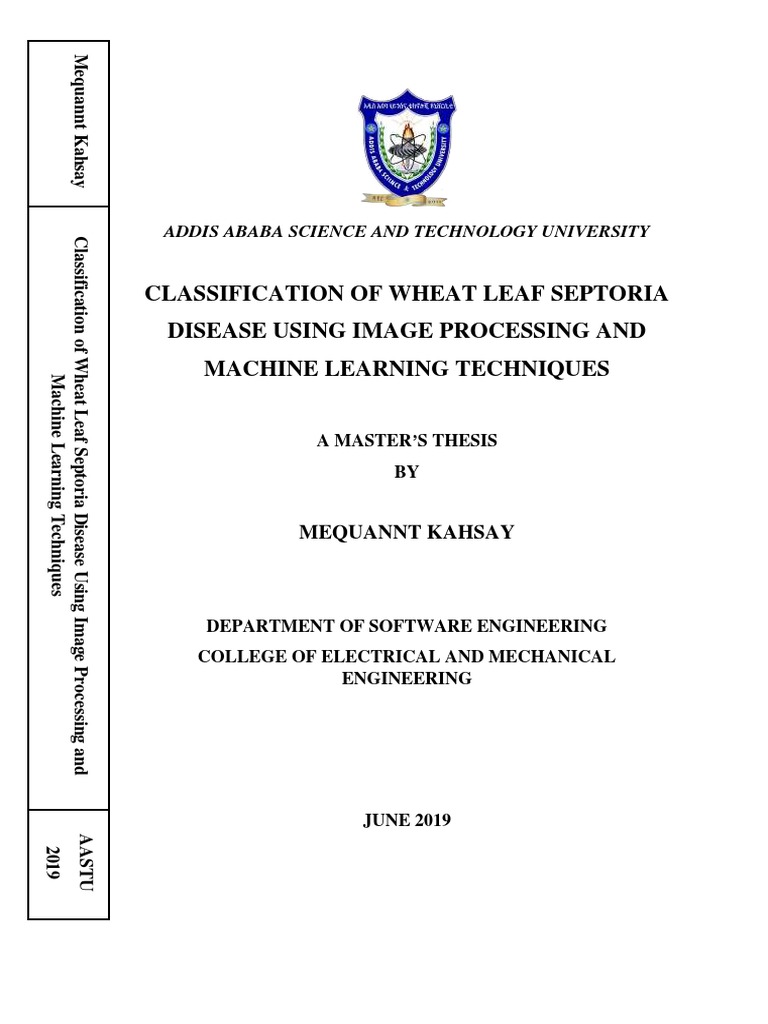 Classification of Wheat Leaf Septoria Disease Using Image Processing ...