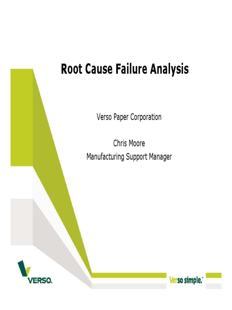 Root Cause Failure Analysis Overview | PDF | Reliability Engineering ...