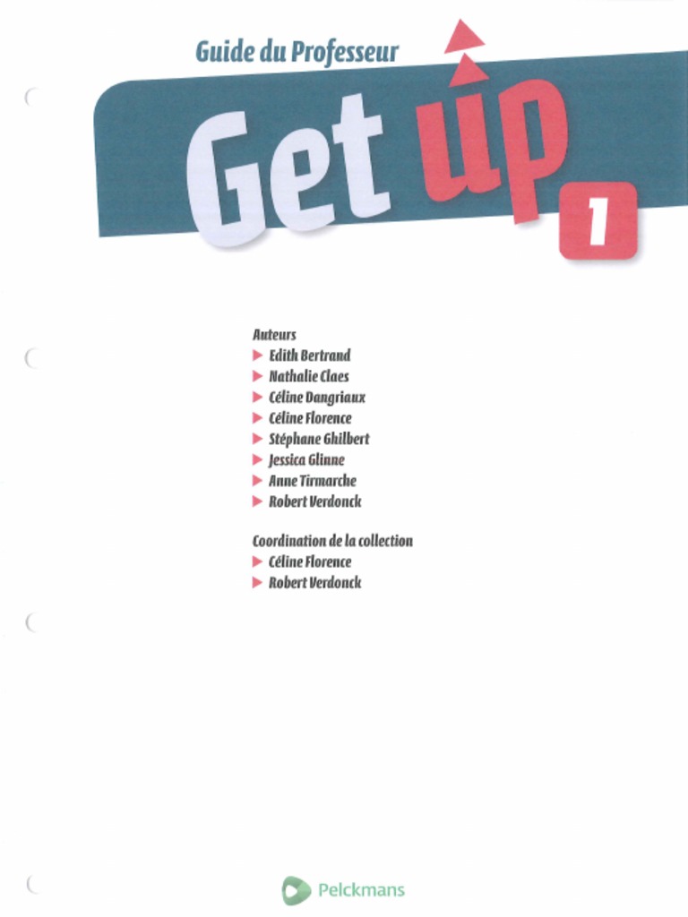 Get Up 1 - Guide Du Prof | PDF