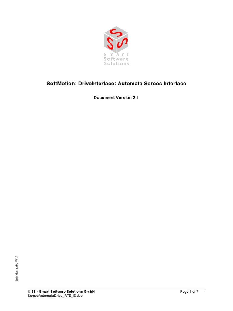 Sercos Interface Setup Guide for CoDeSys | PDF | Microsoft Windows | Bios