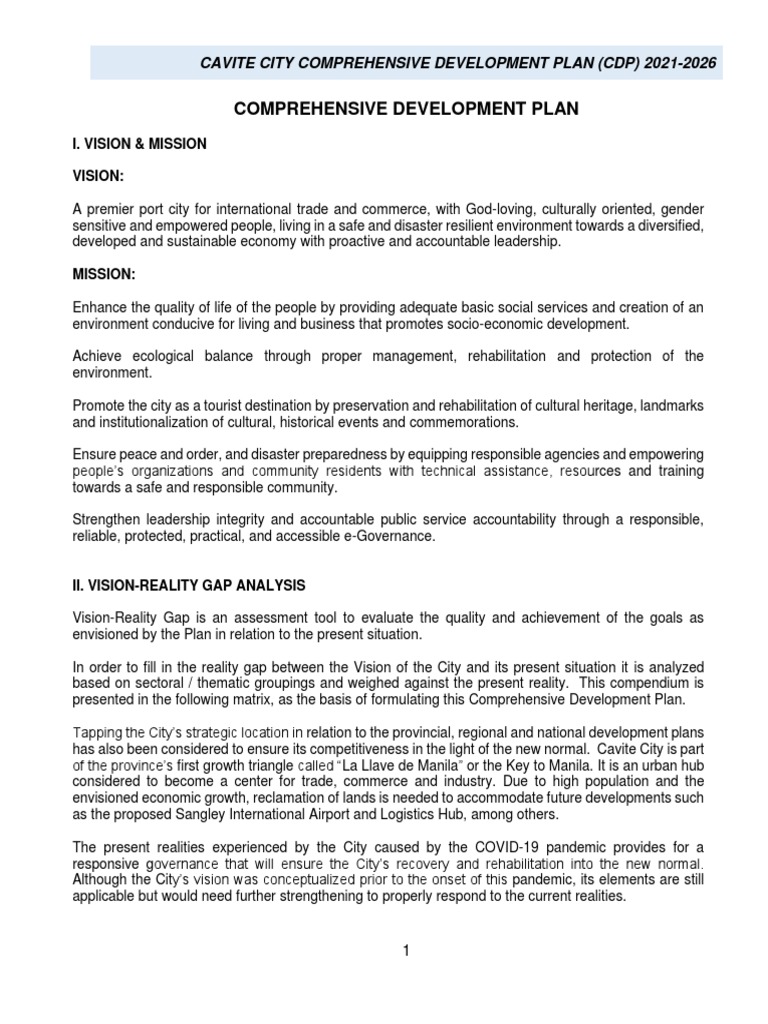 4 CDP Volume 2 - Sectoral Plans | PDF | Non Governmental Organization ...