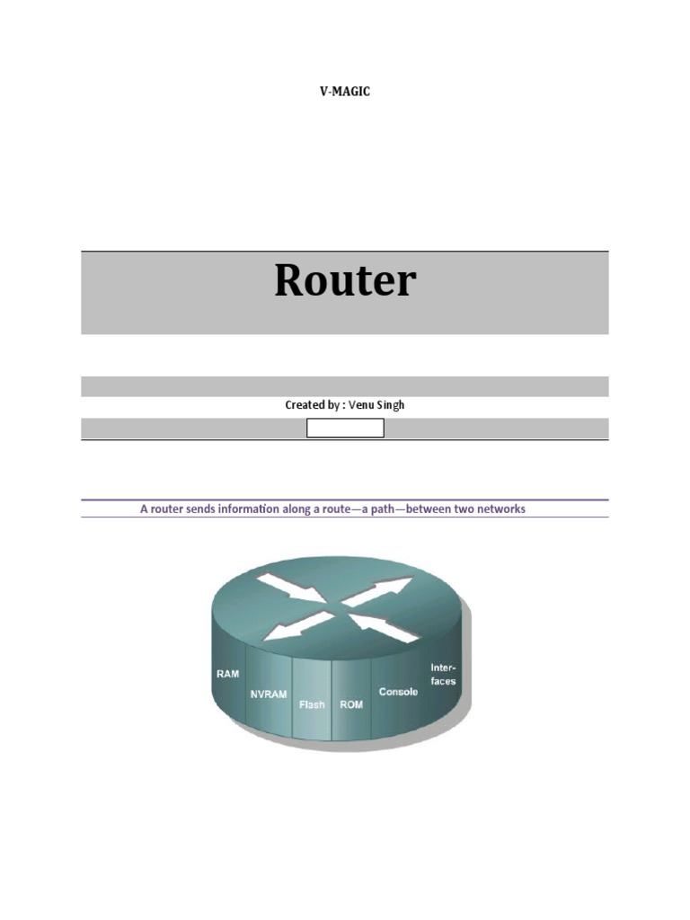 Router Final | PDF | Router (Computing) | Computer Network