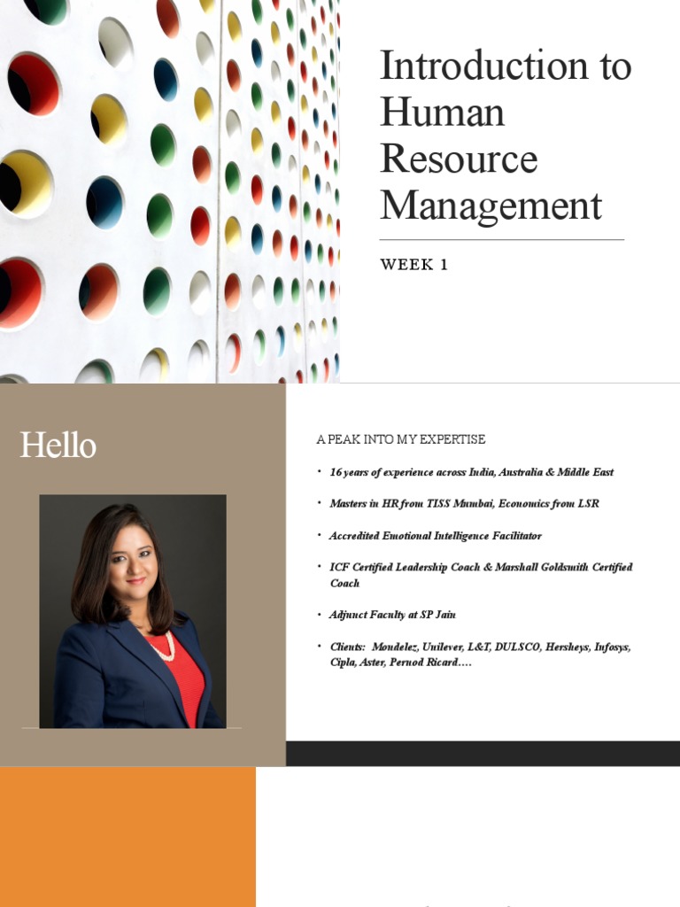 Introduction To Human Resource Management | PDF | Human Resource ...