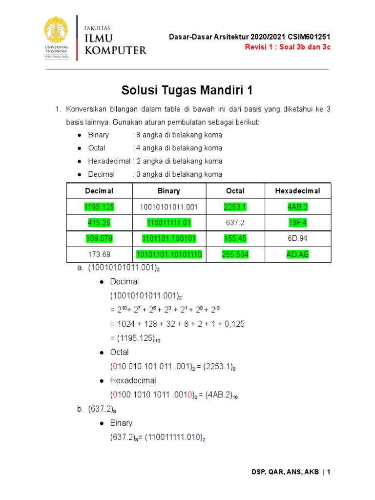 Solusi TM1 | PDF
