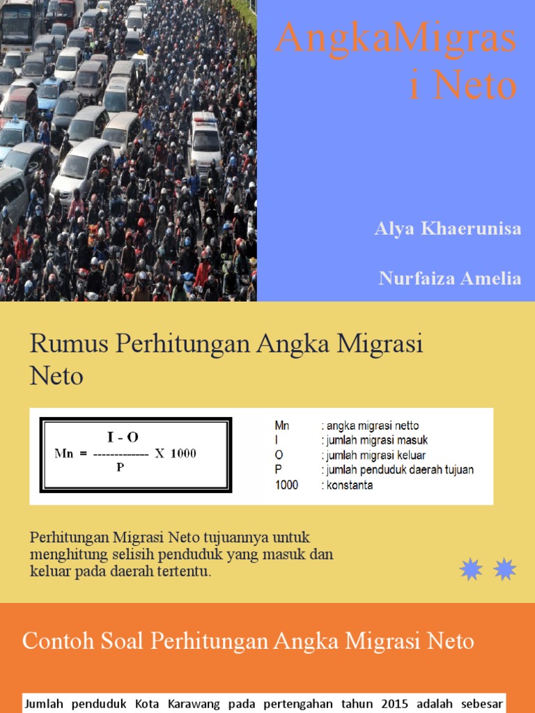 Rumus dan Contoh Angka Migrasi Neto | PDF