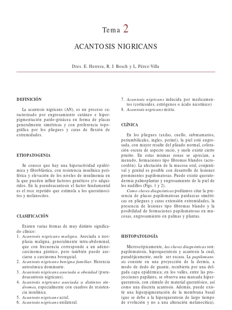 ACANTOSIS NIGRICANS