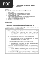 Family Impact Questionnaire | PDF | Living Arrangements | Human Life Stages