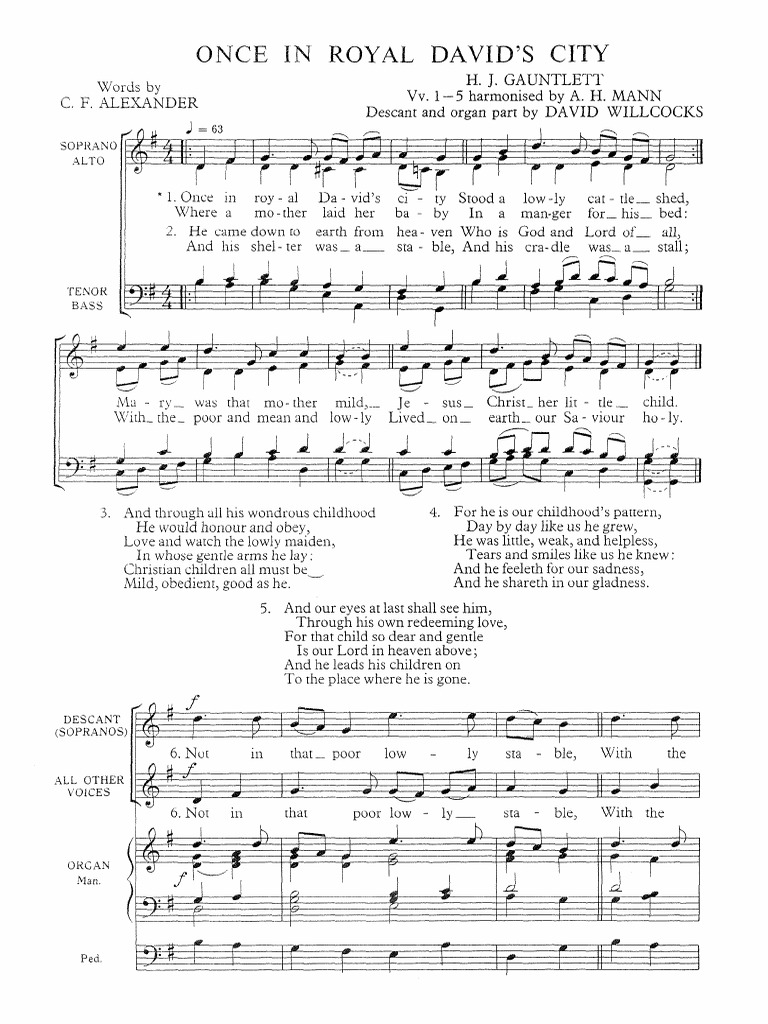 Once in Royal Davids City | PDF