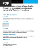 Logic Gates Practice Questions | PDF | Logic Gate | Electronic Design
