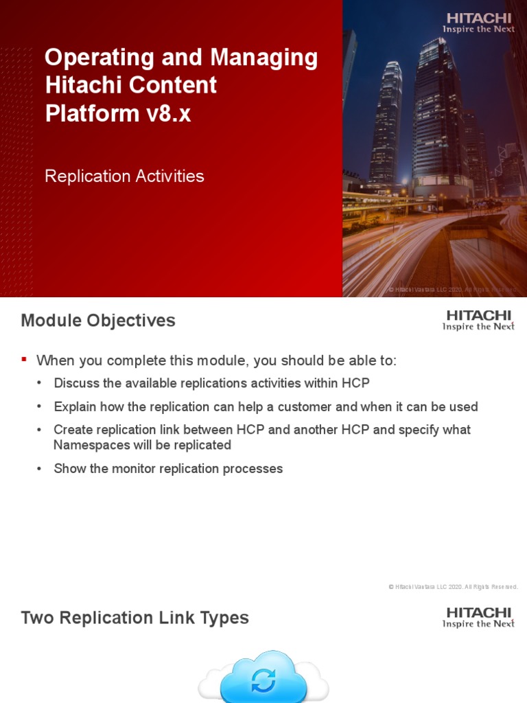 Hcp Replication Activities V4 0 Pdf Load Balancing Computing Replication Computing