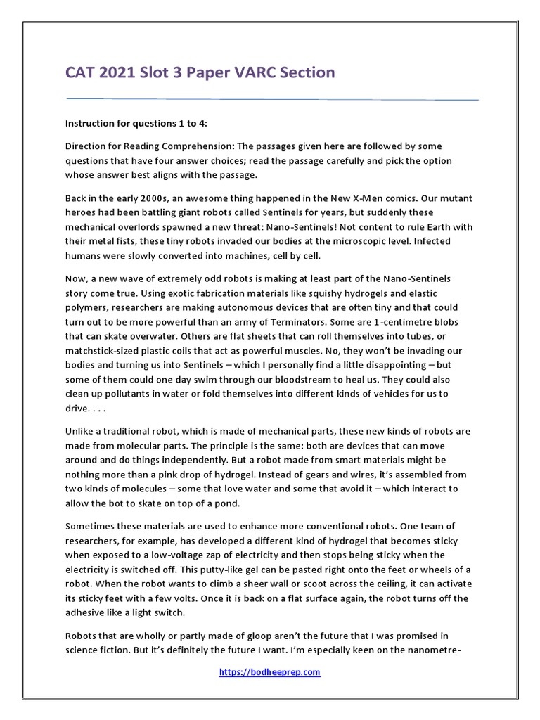 CAT 2021 Paper Slot 3 With Answer Keys | PDF | Clock | Accuracy And ...