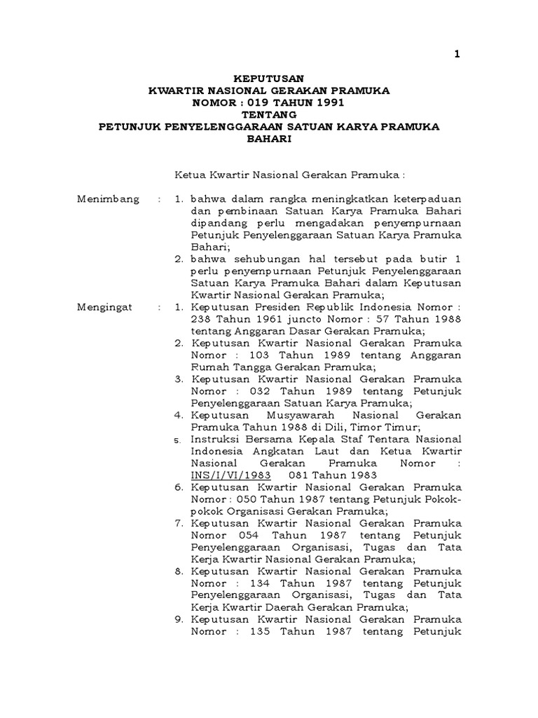 Jukran Saka Bahari (019-1991) | PDF
