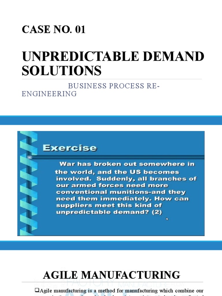 Case No. 01: Unpredictable Demand Solutions | PDF
