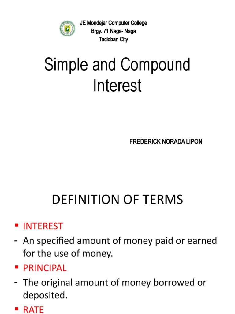 Simple vs. Compound Interest Explained | PDF | Interest | Loans