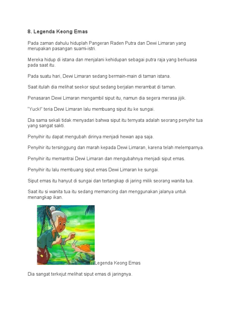 Legenda Keong Emas | PDF