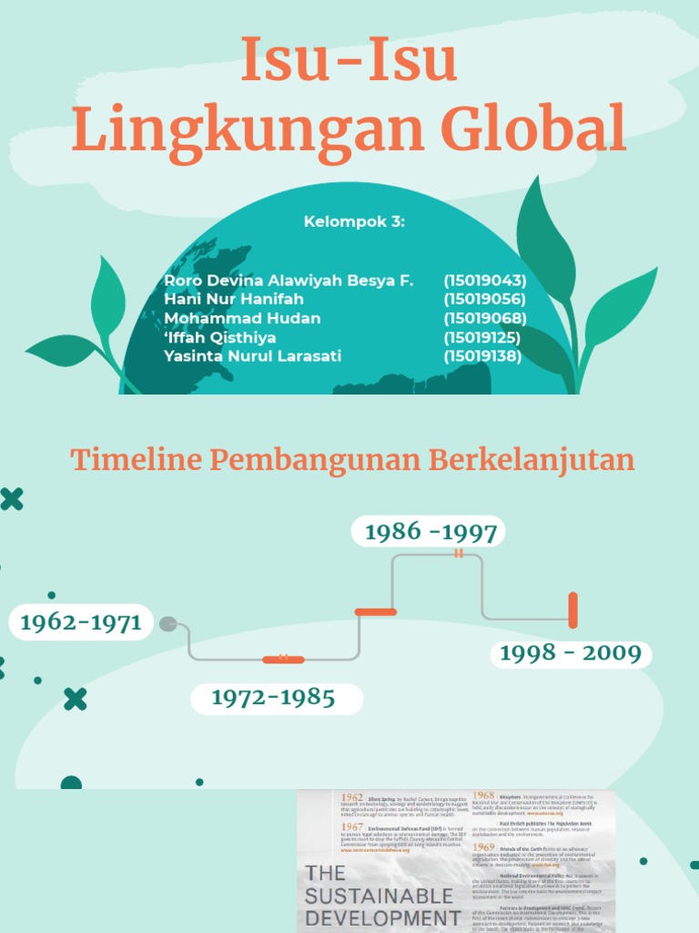 Isu-Isu Lingkungan Global Kelompok 3 | PDF
