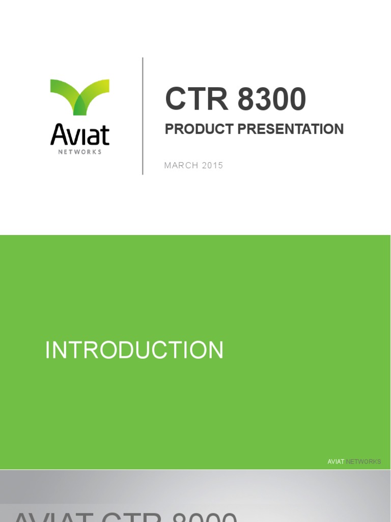 CTR 8300 Product Presentation | PDF | Networking | Multiprotocol Label ...