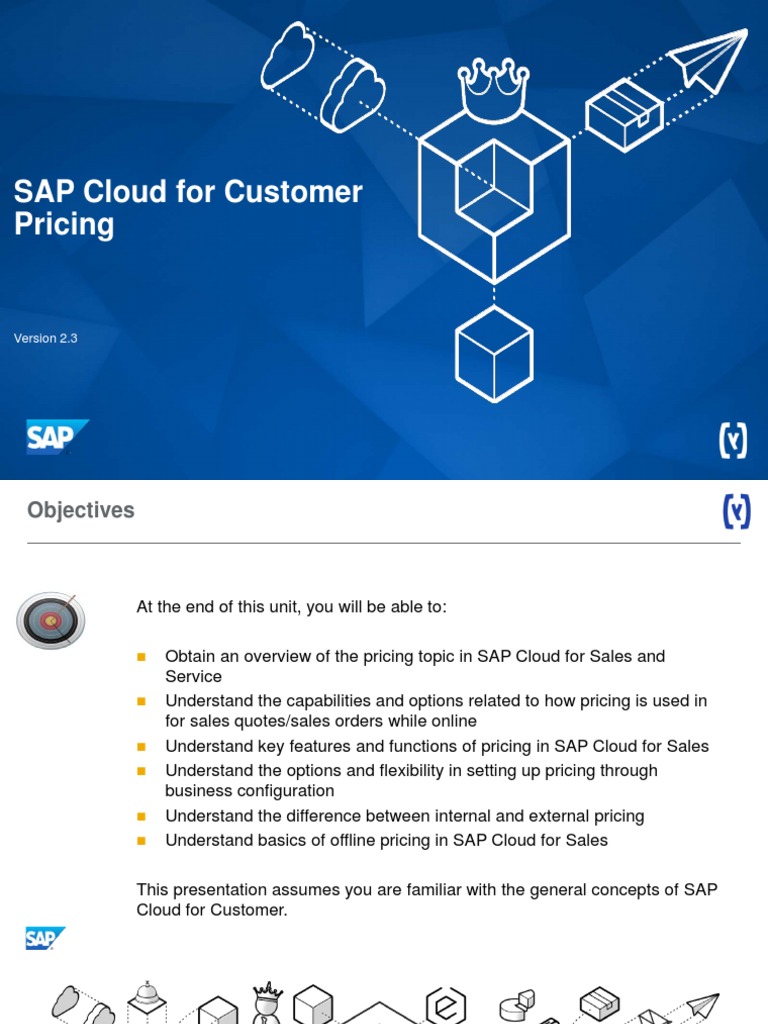 SAP Cloud For Sales Pricing | PDF | Pricing | Prices