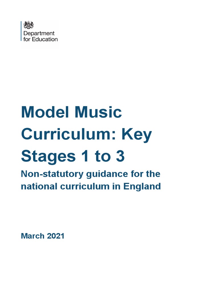 Model Music Curriculum Full | PDF | Singing | Rhythm