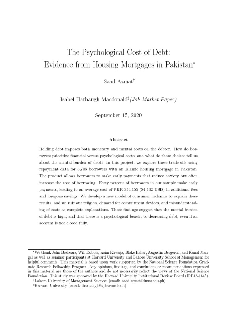 Macdonald Isabel 2020 0916 | PDF | Loans | Interest