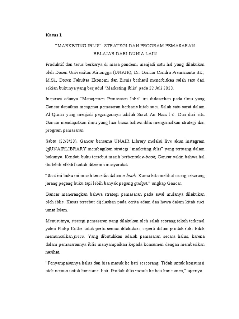 Kasus Oca & Ritika | PDF