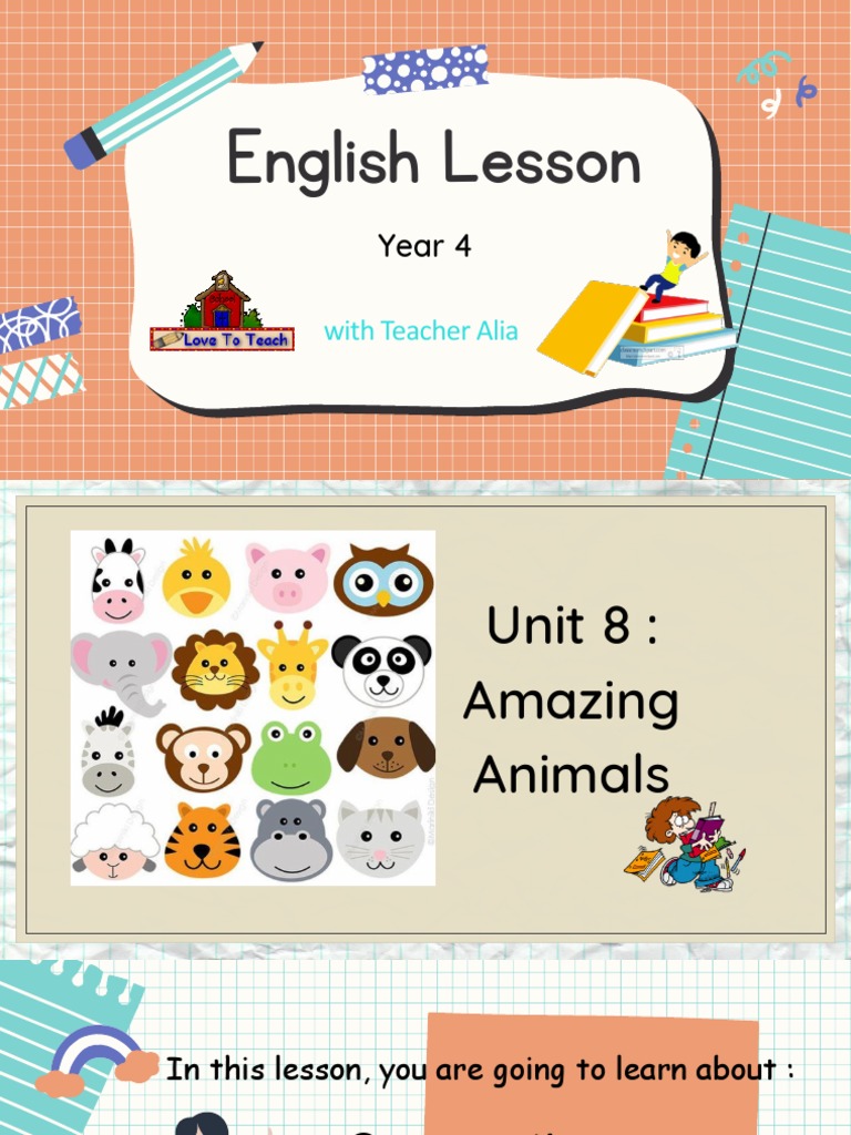 Copy ENGLISH LESSON YEAR 4 (0610) | PDF