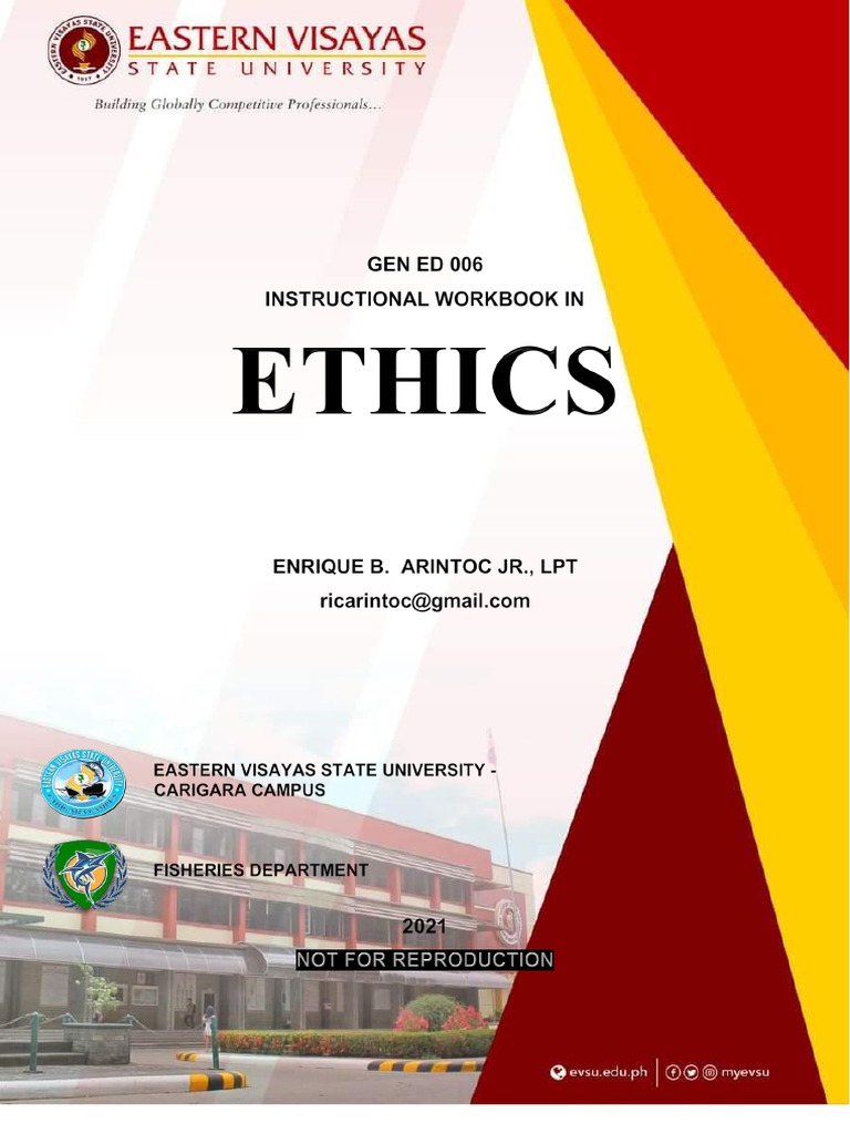 Ethics Workbook | PDF | Morality | Ethical Principles