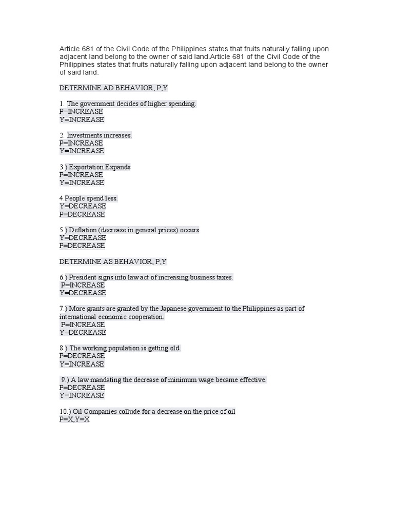 Article 681 of The Civil Code of The Philippines | PDF