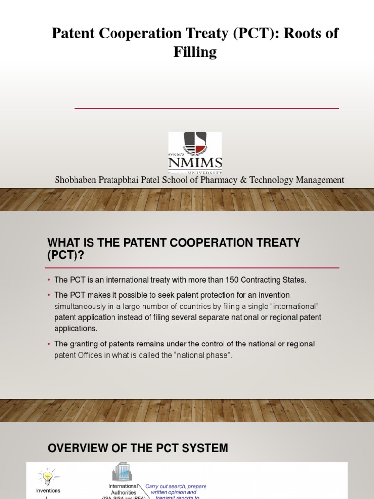 Patent Cooperation Treaty | PDF | Patent Application | Patent