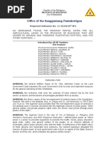 Barangay Tax Code Sample | PDF | Revenue | Taxes