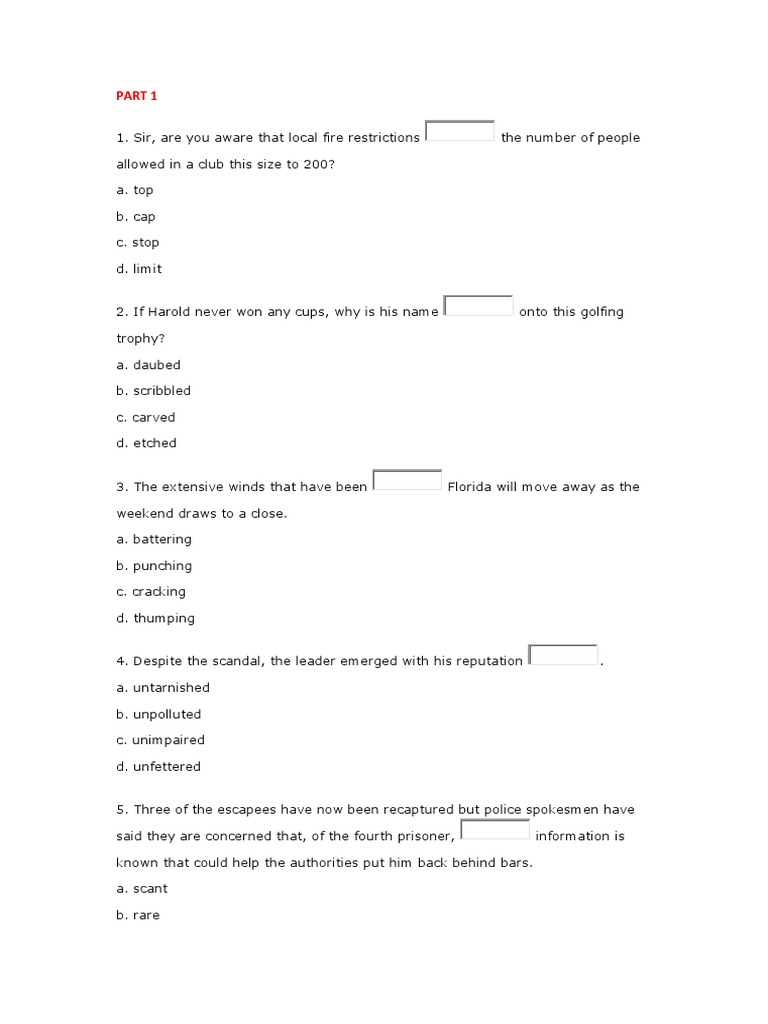 Cpe Practice Test 4 | PDF | Blog