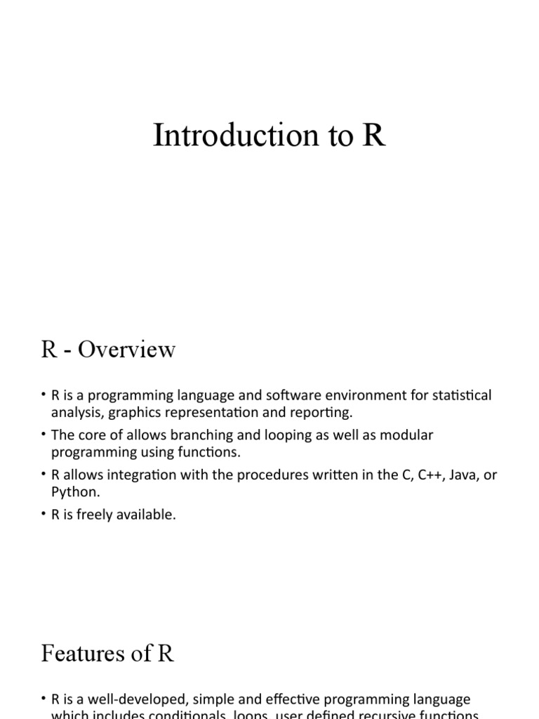 Introduction To R Part1 Pdf Array Data Structure Matrix 5066