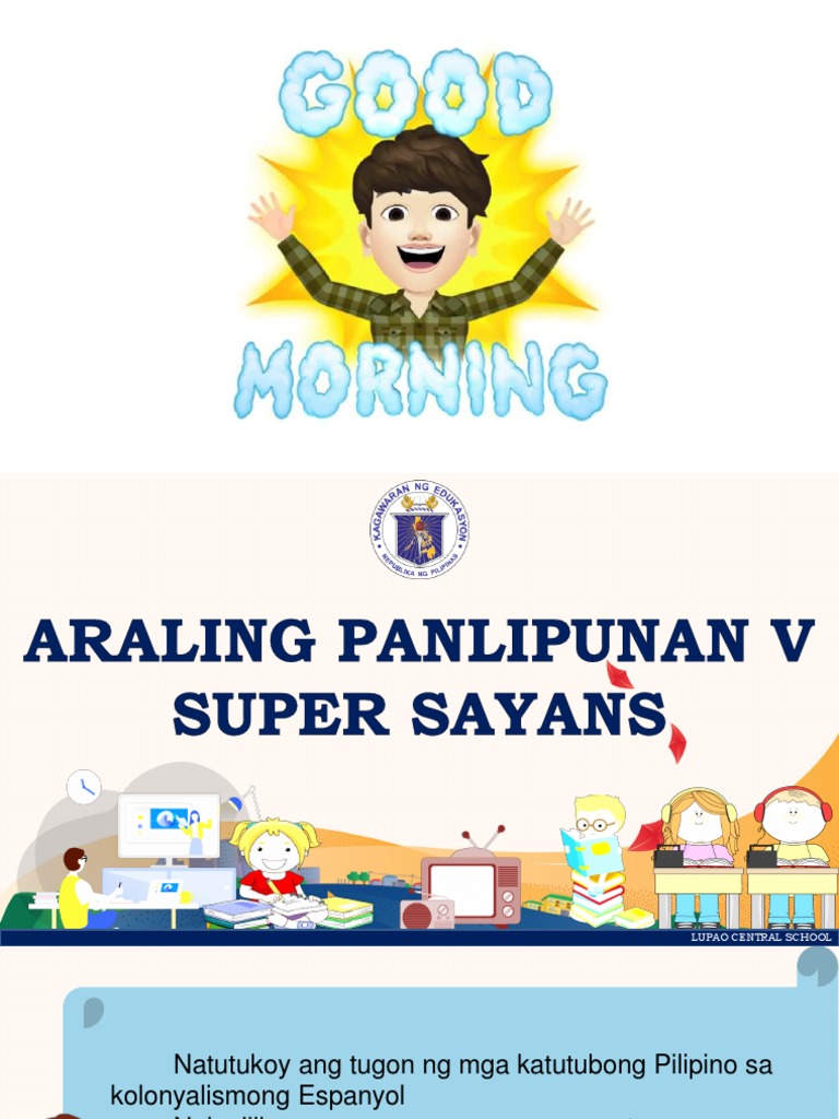 AP V - Q3W1 Tugon NG Mga Pilipino Sa Kolonyalismong Espanyol | PDF