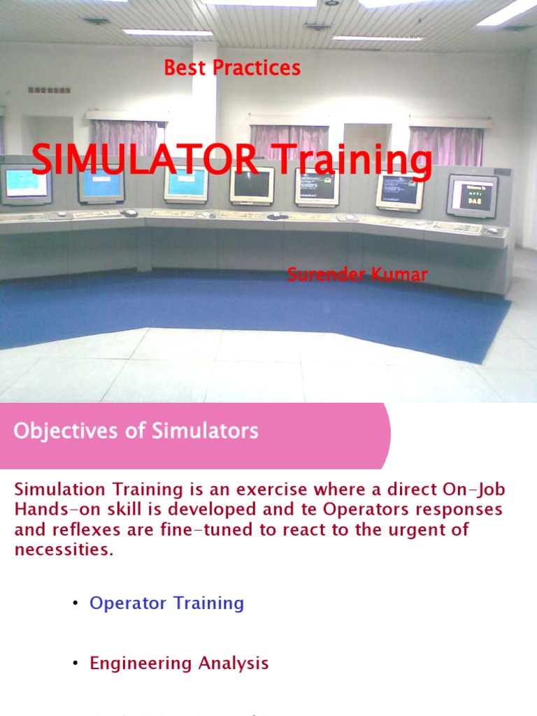 Operator Training Simulator Overview | PDF | Simulation | Boiler