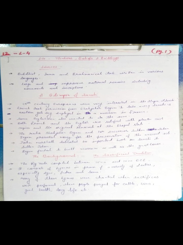 Class 12 History CH 4 | PDF