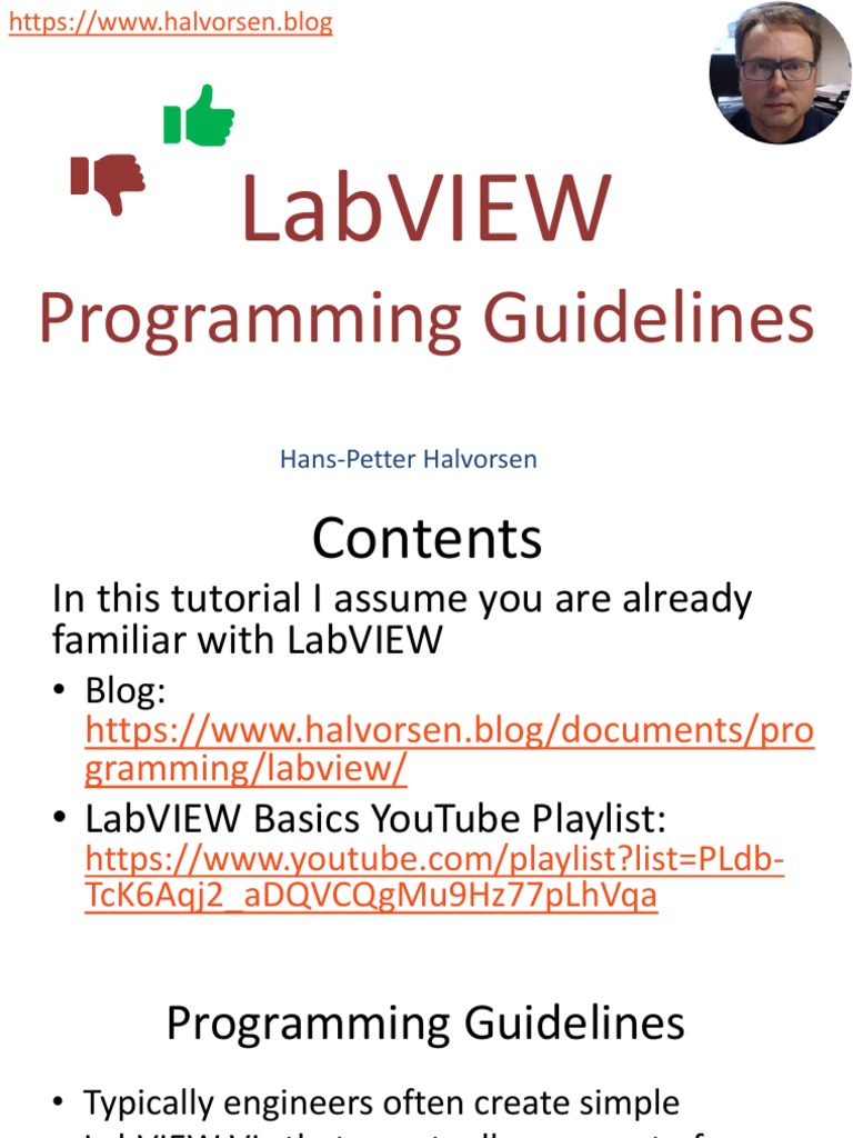 LabVIEW Programming Guidelines | PDF | Integrated Development ...