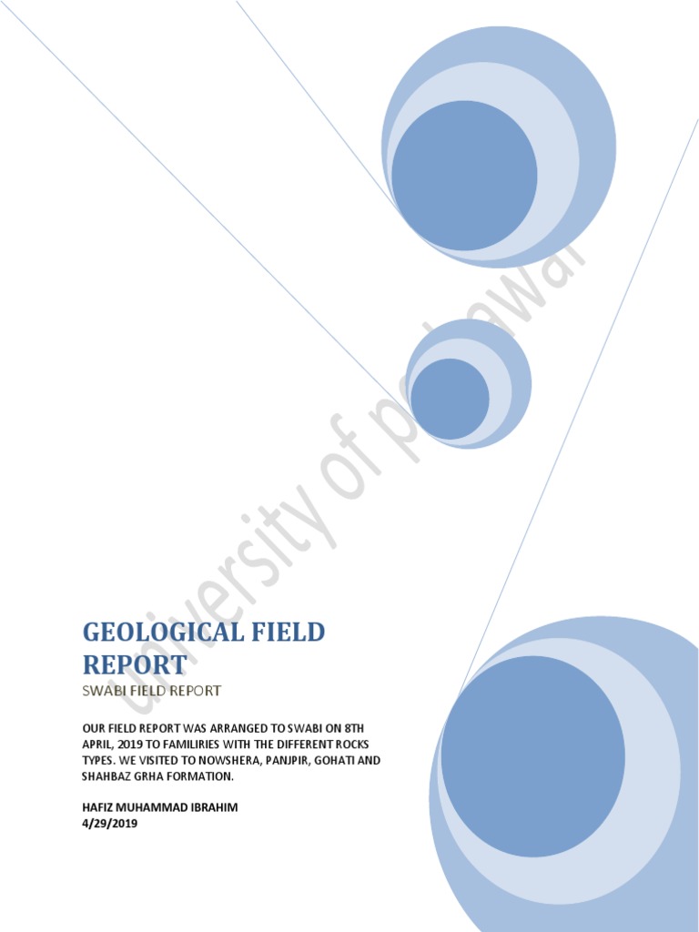 Swabi Area Geological Field Report | PDF | Rock (Geology) | Igneous Rock