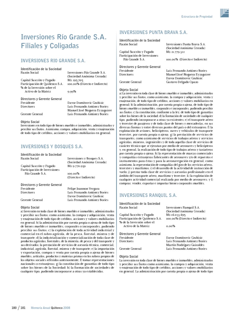 6 | PDF | Sociedad de responsabilidad limitada | Inversiones