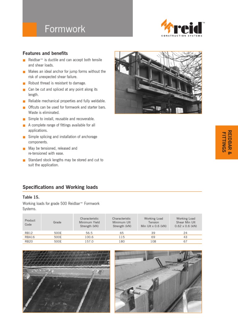 Formwork: Features and Benefits | Download Free PDF | Nut (Hardware ...