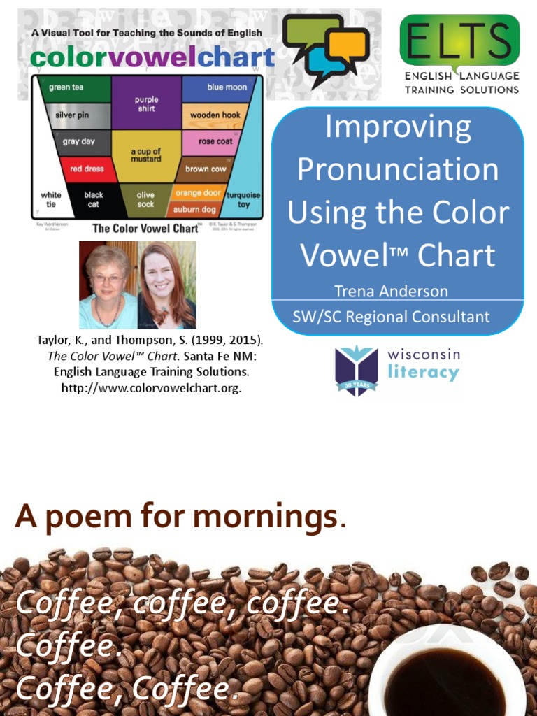Improving Pronunciation Using The Color Vowel Chart | PDF | English ...