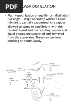 02 ChE421 - Flash Distillation | PDF | Distillation | Unit Operations
