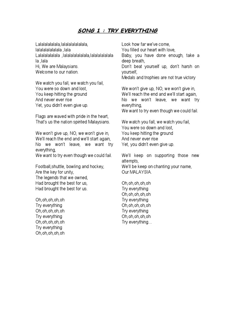 Complete Lyric As 2018 | PDF | Language Arts & Discipline | Poetry