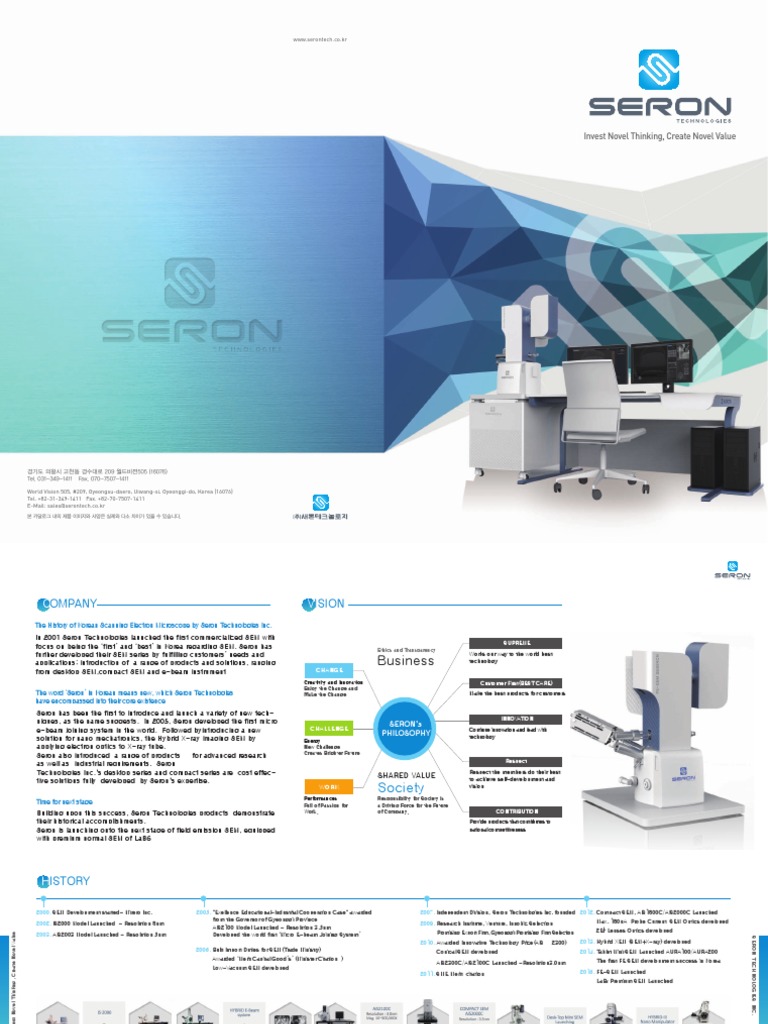 Seron Technologies: SEM Innovations | PDF | Scanning Electron ...