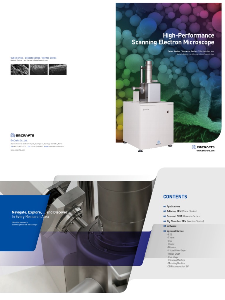 High-Performance Scanning Electron Microscope: Cube Series / Genesis ...