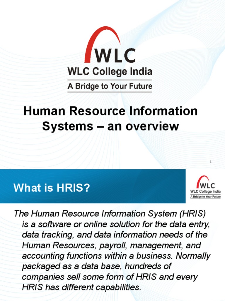 Overview of Human Resource Information Systems | PDF